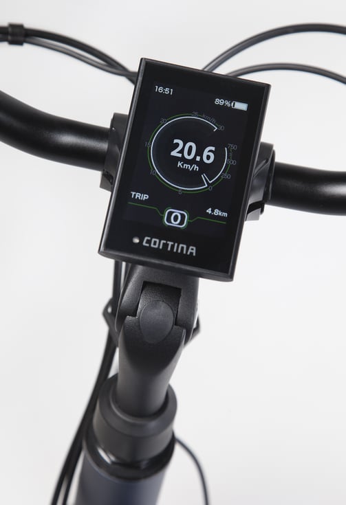 Welke functies zitten op het display van de Bafang M420 middenmoter?